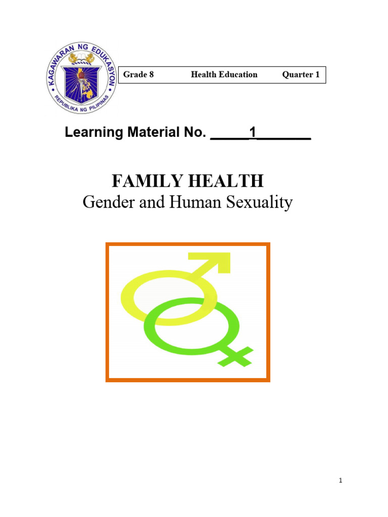 Grade 8-Q1-LM | PDF | Gender | Gender Studies