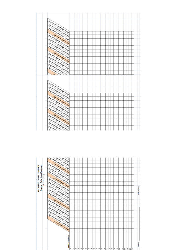 Achievement and Progress Chart | PDF
