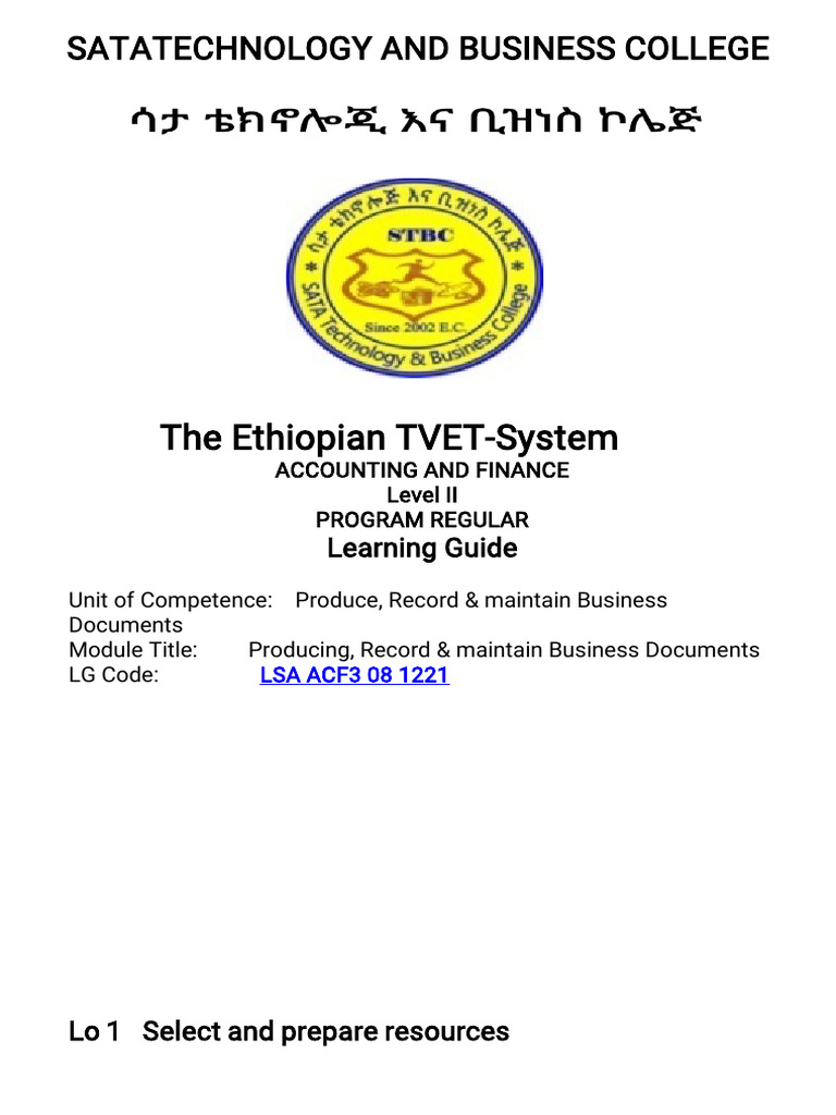 Produce, Record and Maintain Business Document | PDF | Input/Output