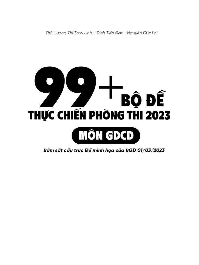 Bản sao của 99 ĐỀ GDCD | PDF