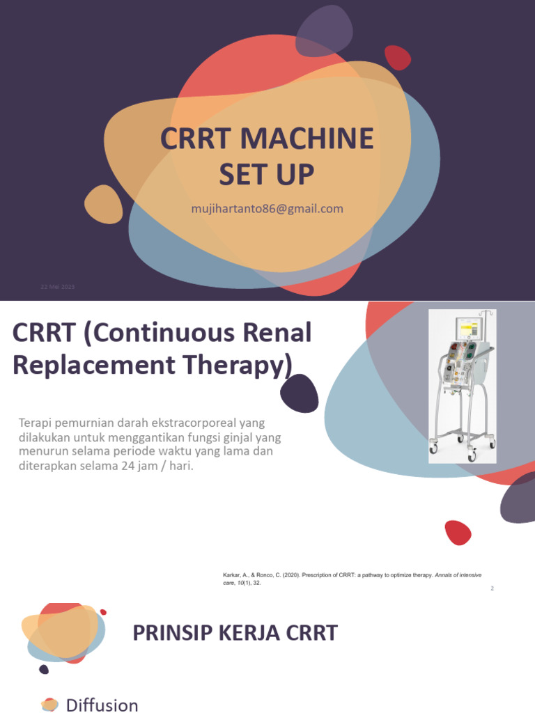 Pengenalan Alat CRRT Send | PDF | Pengembangan Diri | Kesehatan Holistik