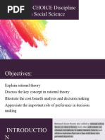HUMSS 11 - (DISS) Rational Choice Theory | PDF