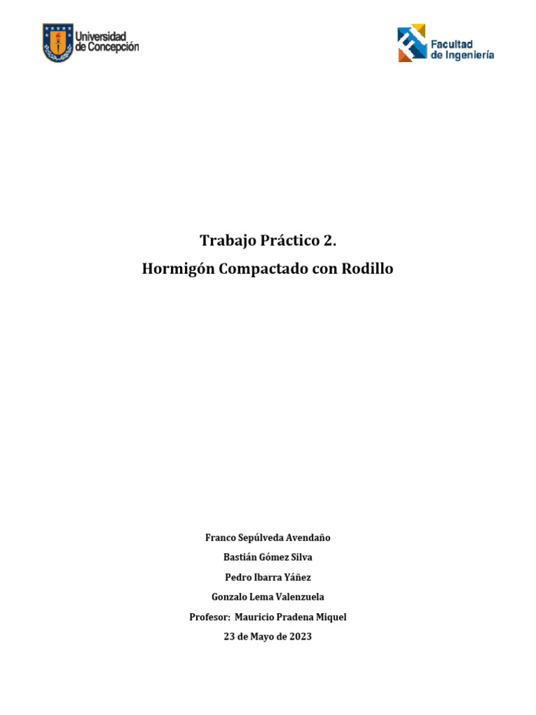 Hormigón Compactado con Rodillo: Ventajas y Aplicaciones | PDF ...