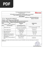 UPVC Pipe Test Report per IS 4985:2021 | PDF | Pipe (Fluid Conveyance ...