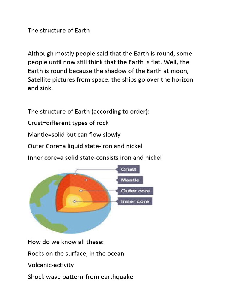 Chemistry-Structure of Earth | PDF