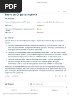 Teste de Albert Einstein - Teste de QI | PDF