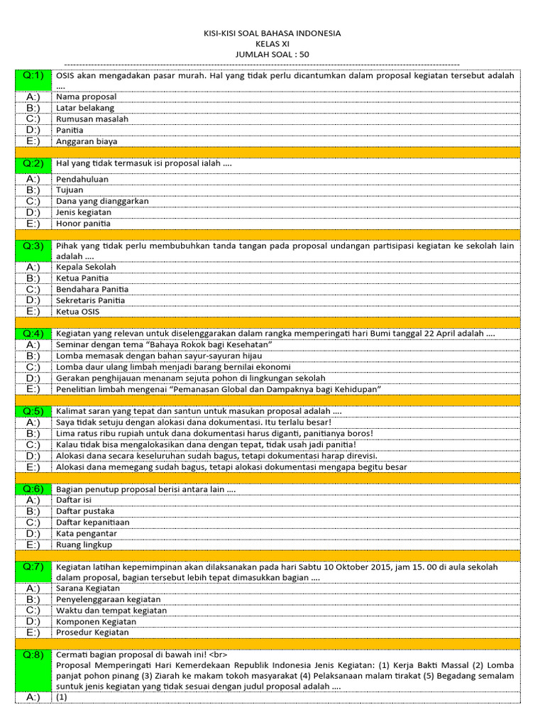 Unsur Proposal Kegiatan OSIS | PDF | Karier & Perkembangan | Komputer