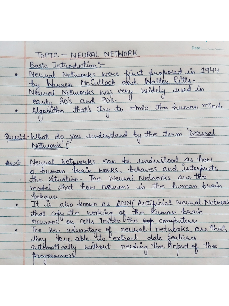 Neural Network | PDF