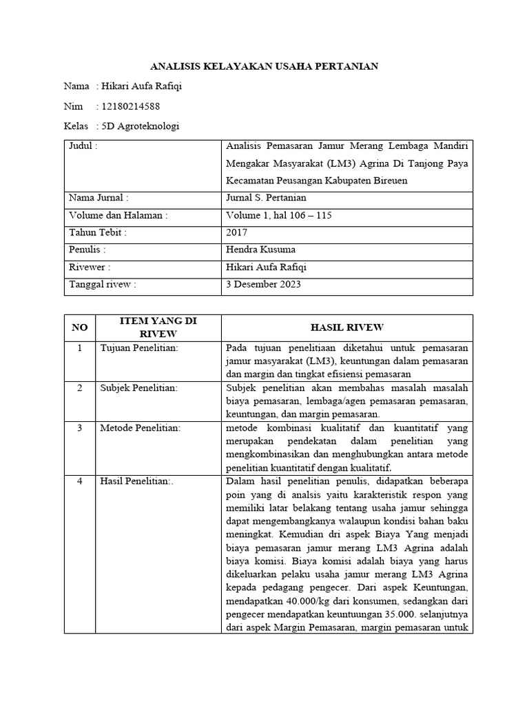 Review Jurnal Askup | PDF | Bisnis | Komputer