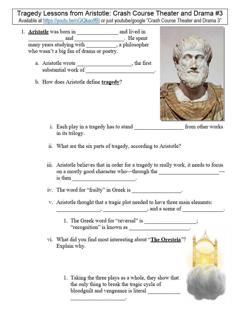 Crash Course Theater and Drama 3 Tragedy Lessons From Aristotle | PDF