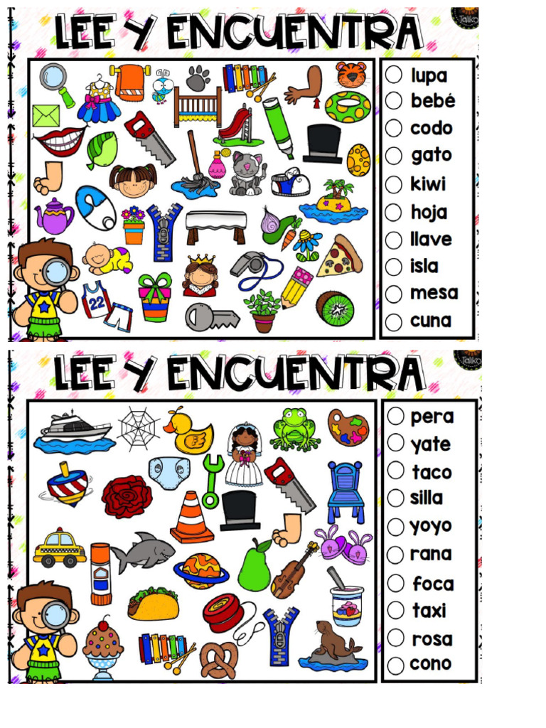 Lee y Encuentra | PDF