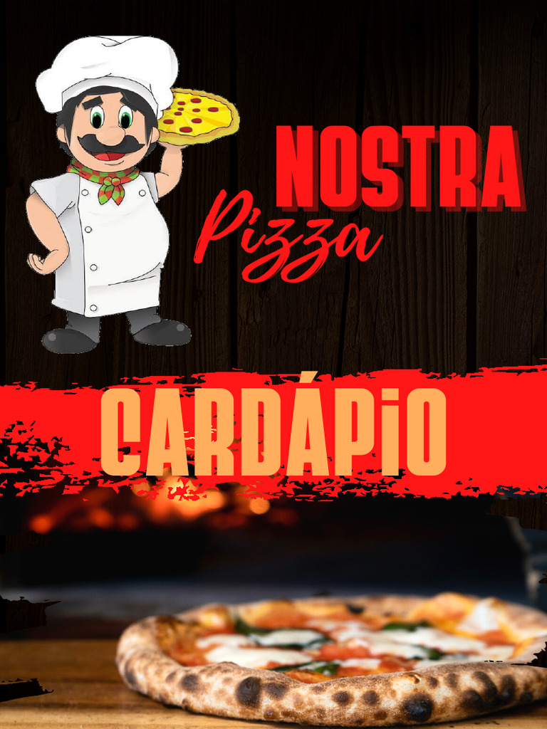 Cardápio Nostra Pizza | PDF | Alimentos | Comidas e bebidas