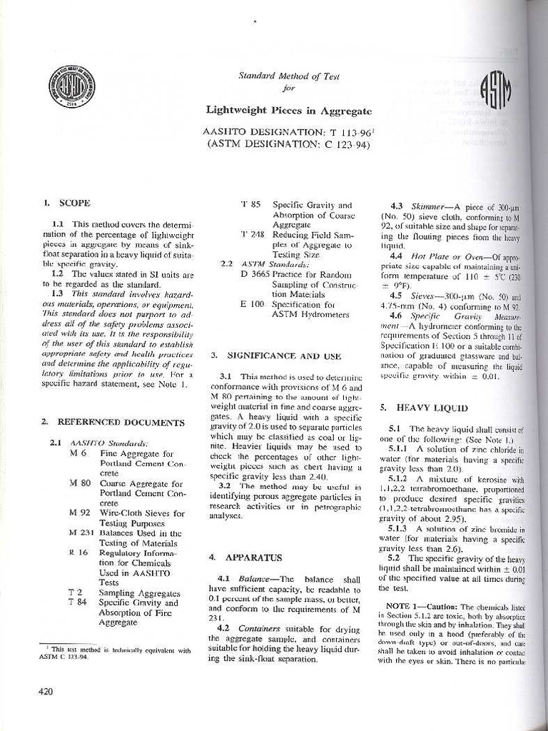 21 - Lightweight Pieces in Aggregate | PDF