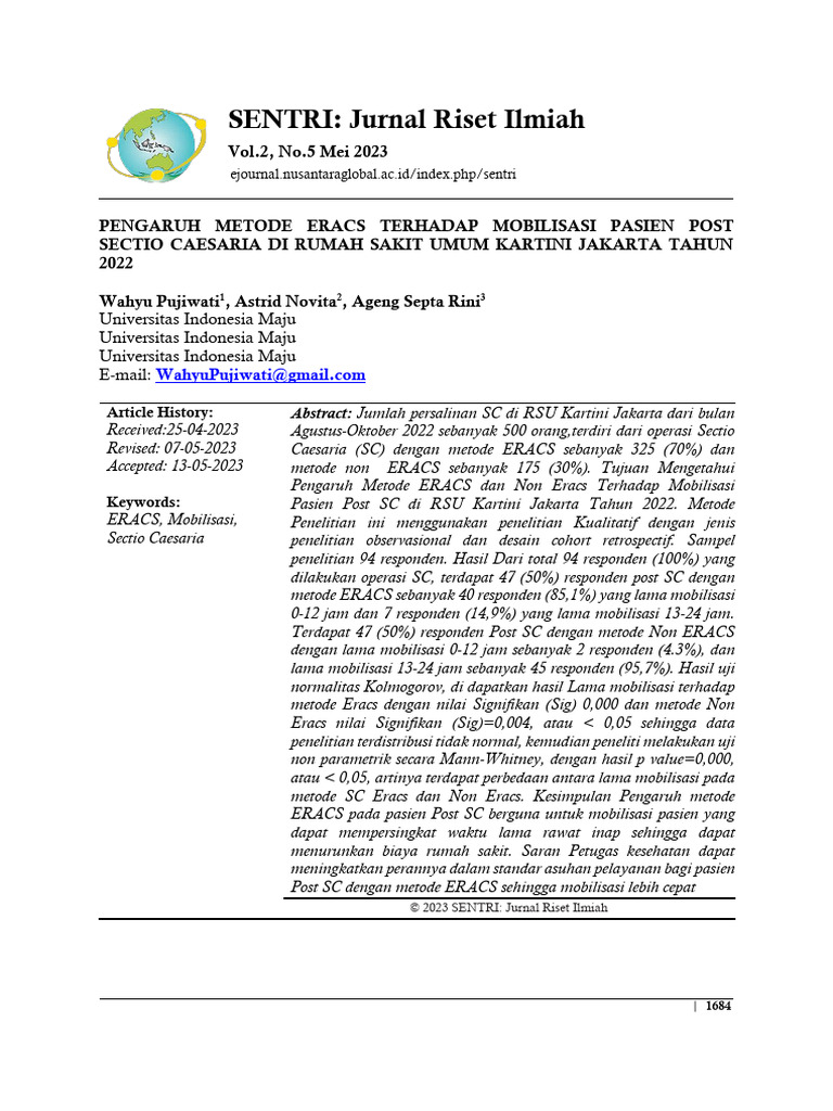 Efektivitas Metode ERACS | PDF