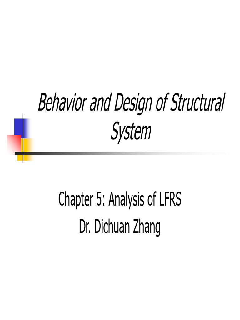 Analysis LFRS + Drift Calculations | PDF | Beam (Structure) | Continuum Mechanics