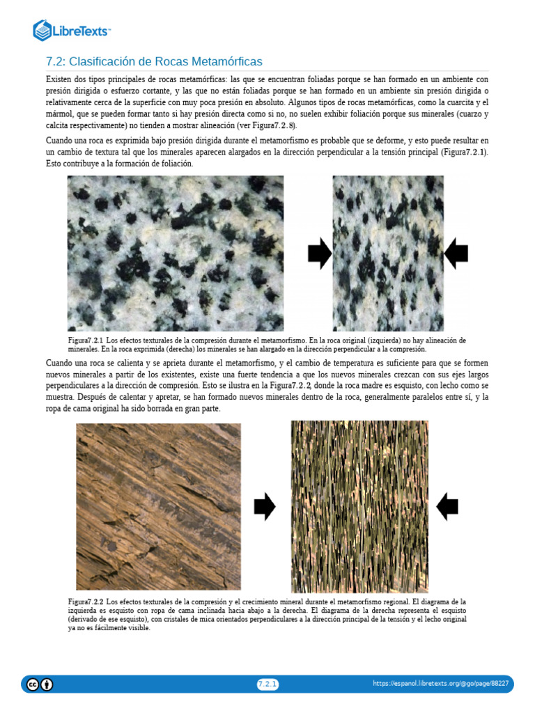7.02 - Clasificación de Rocas Metamórficas | PDF | Minerales | Roca ...