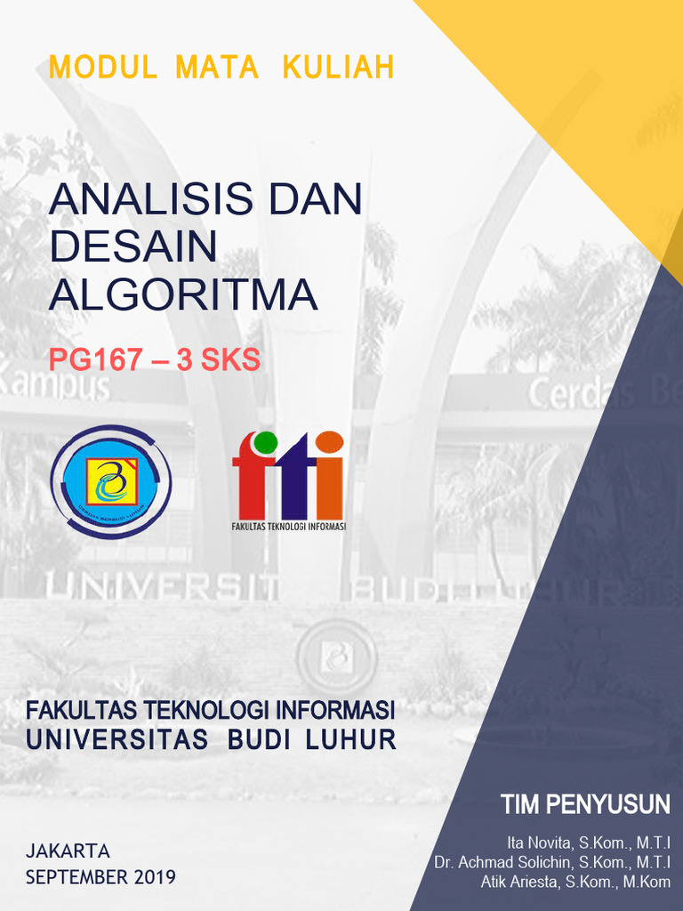 Array Satu Dimensi: Konsep & Algoritma | PDF | Metode & Bahan Ajar