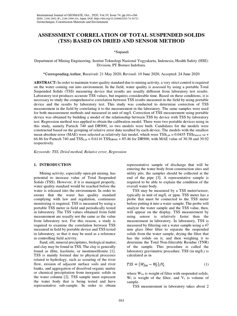 161 166 54723 Supa Oct 2020 74 | PDF | Errors And Residuals | Standard Deviation
