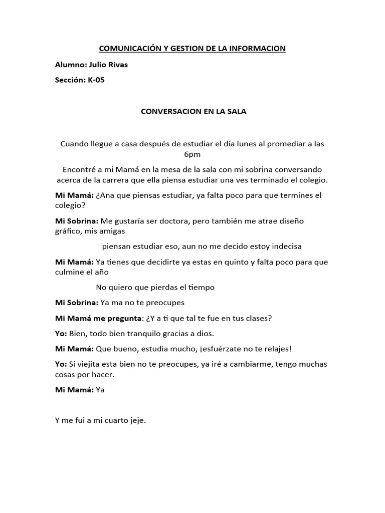 Comunicación y Gestion de La Informacion - Julio Rivas | PDF | Comunicación Comunicación y Gestion de La Informacion - Julio Rivas | PDF | Comunicación