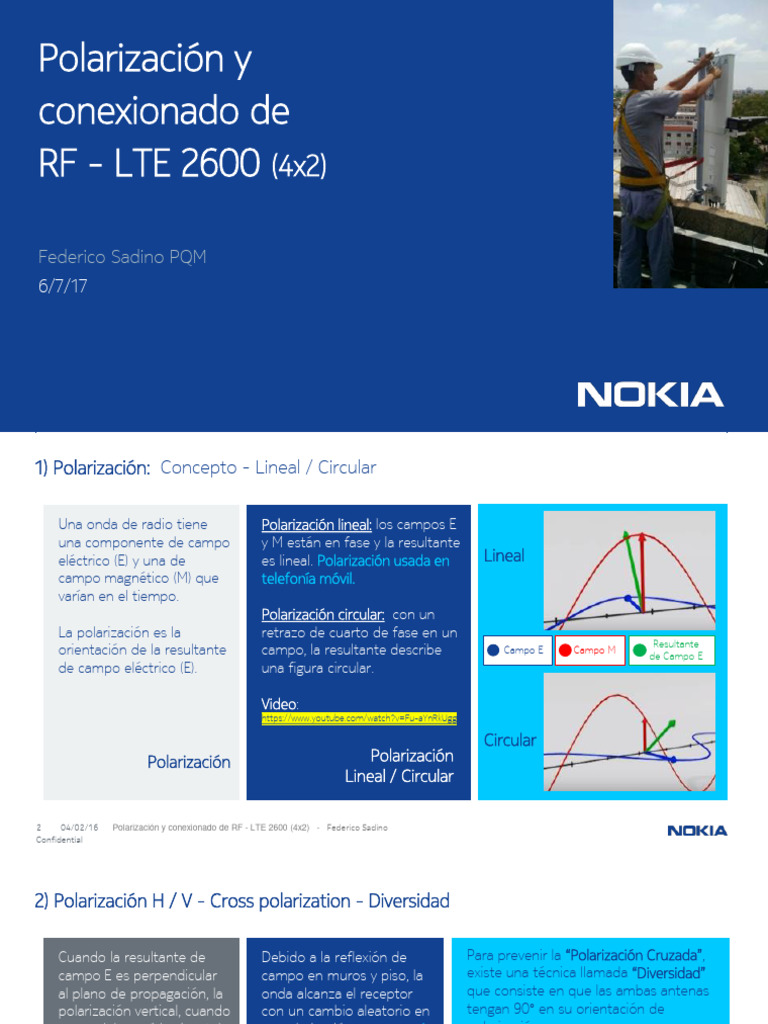 TN Conexionado RF en LTE 2600 | PDF | Antena (Radio) | Ingeniería en ...