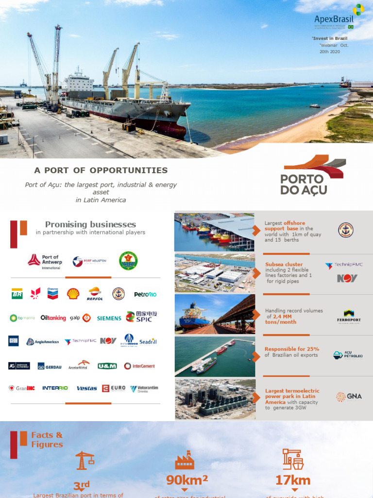Presentation Porto Do Acu | PDF | Port | Brazil
