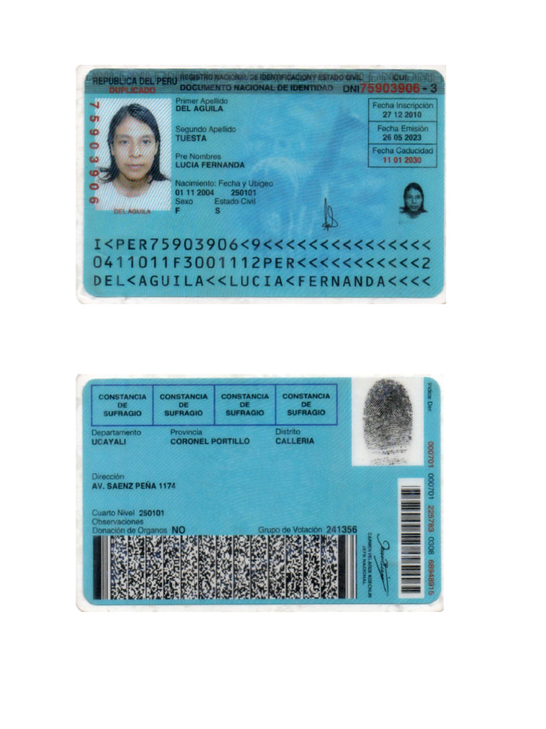 Plantilla Dni Ampliado | PDF