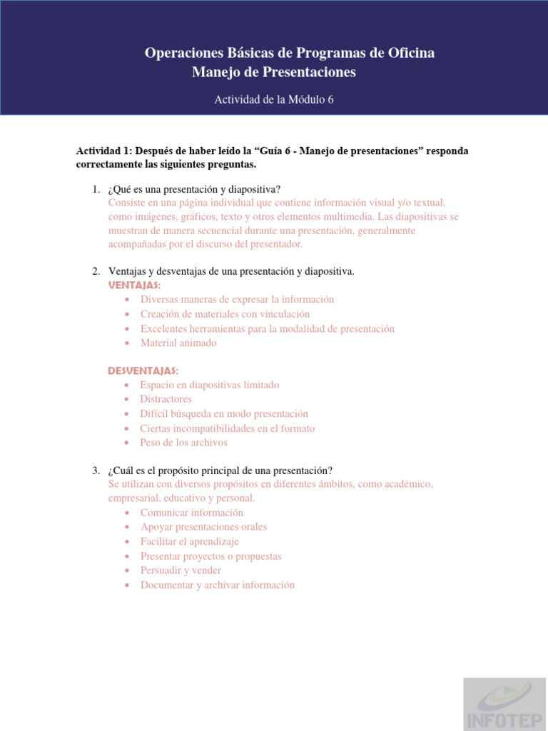 Actividad - Modulo 6 | PDF | Microsoft PowerPoint | Multimedia