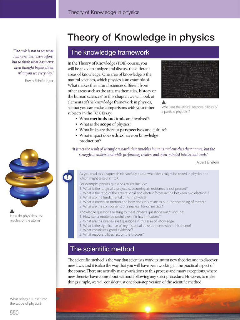 07 Theory of Knowledge in Physics | PDF | Physics | Force