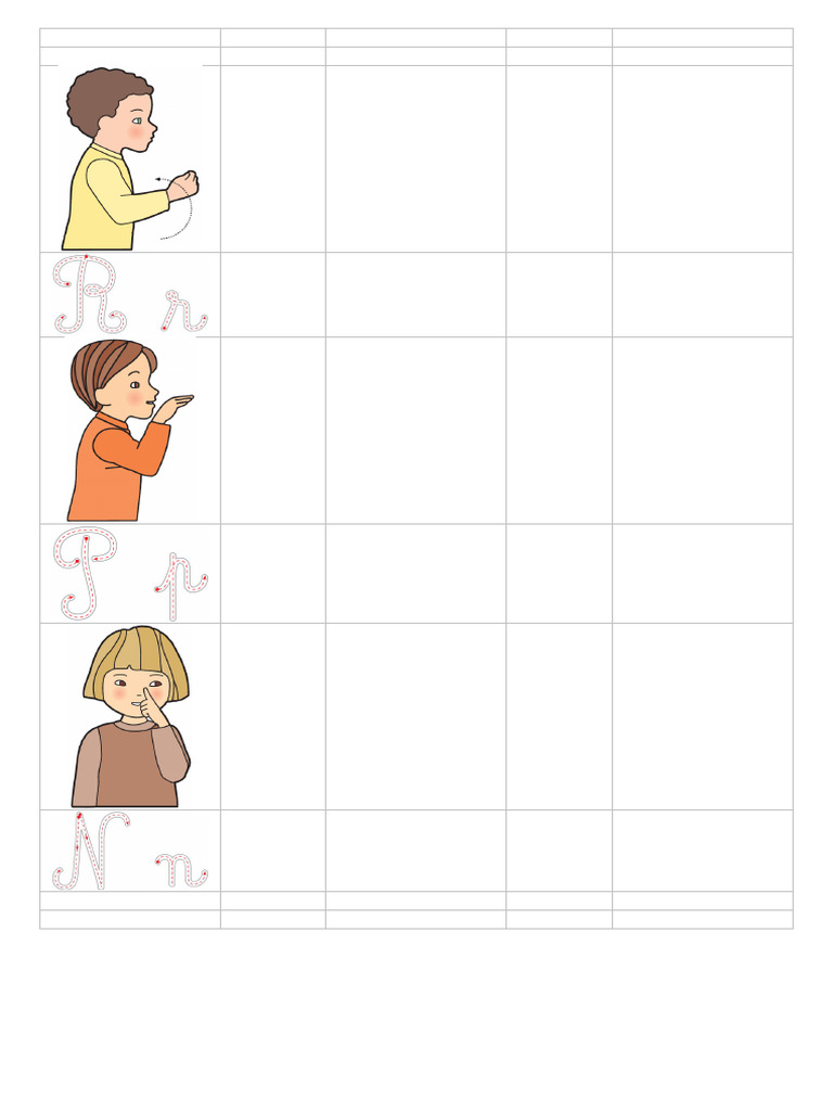 Letras para Caderno Metodo Jean Qui Rit - Doc 0 | PDF