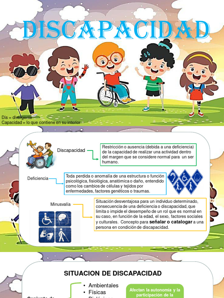 Definición y Tipos de Discapacidad | PDF | Invalidez | Inclusión ...