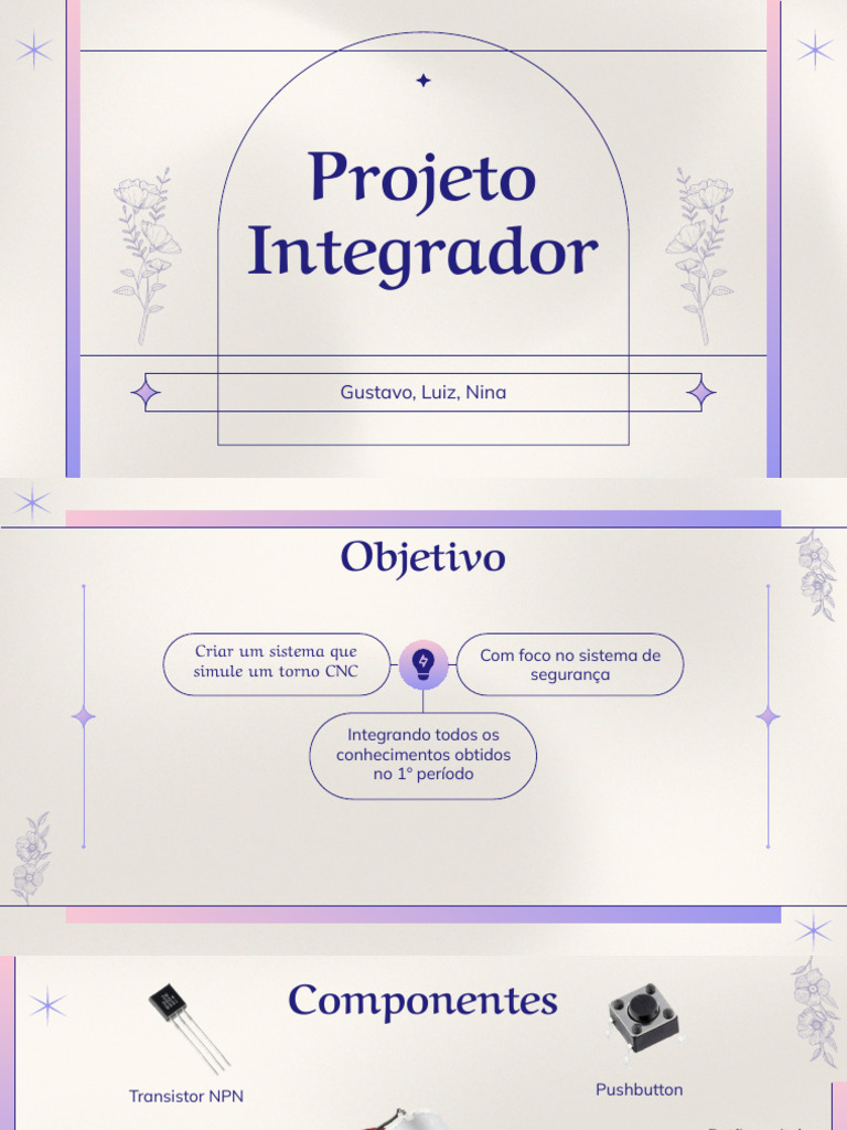 E4 - Projeto Integrador I | PDF | Computadores