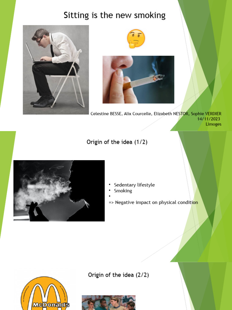 Sitting Is The New Smoking 2 | PDF