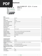 Product Datasheet: Miniature Circuit Breaker - iK60N - 1P - 6 A - C ...