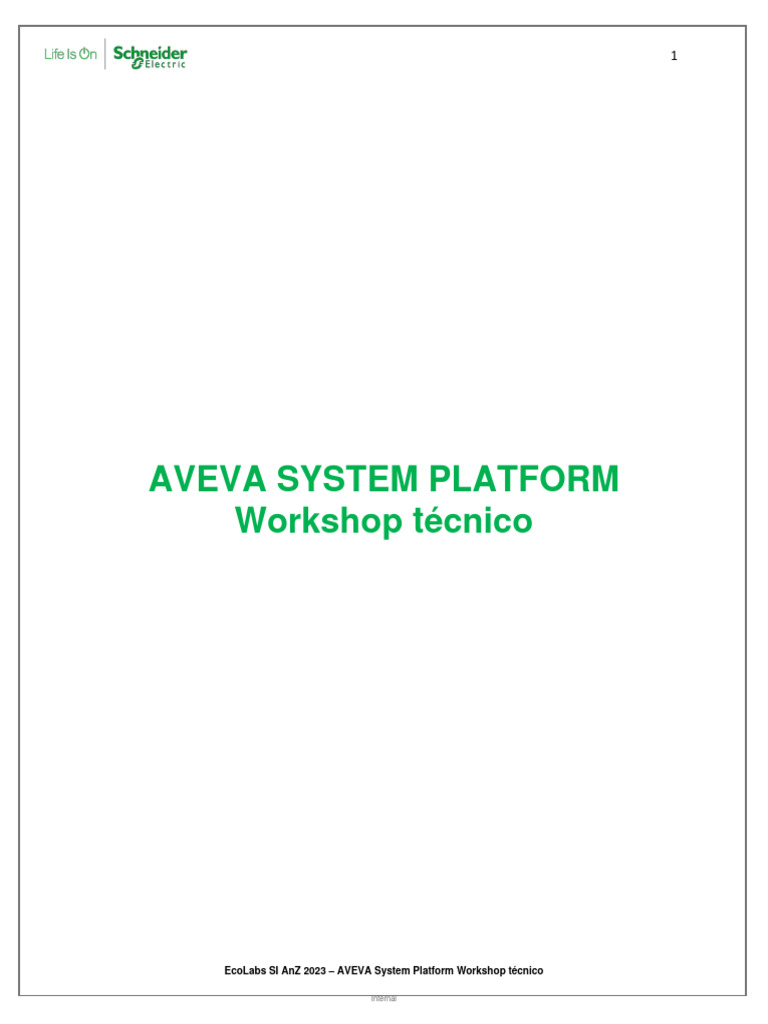 Taller AVEVA System Platform 2023 | PDF | Ciencias de la Computación | Arquitectura de Computadores