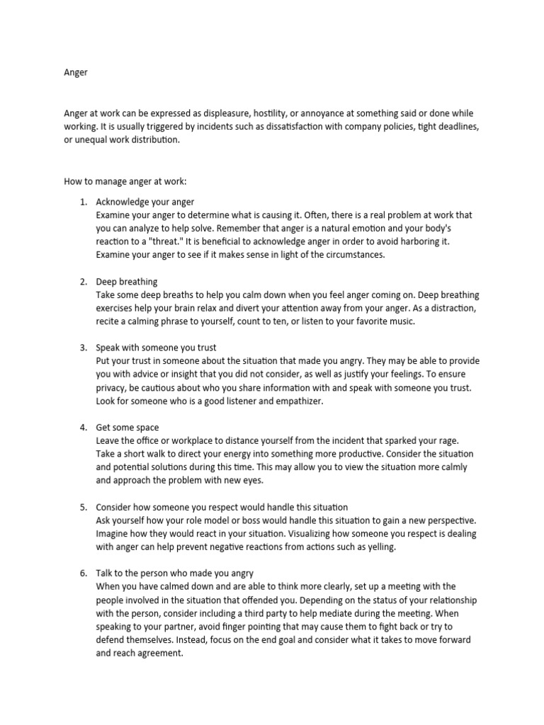 Anger | PDF | Anger | Emotions