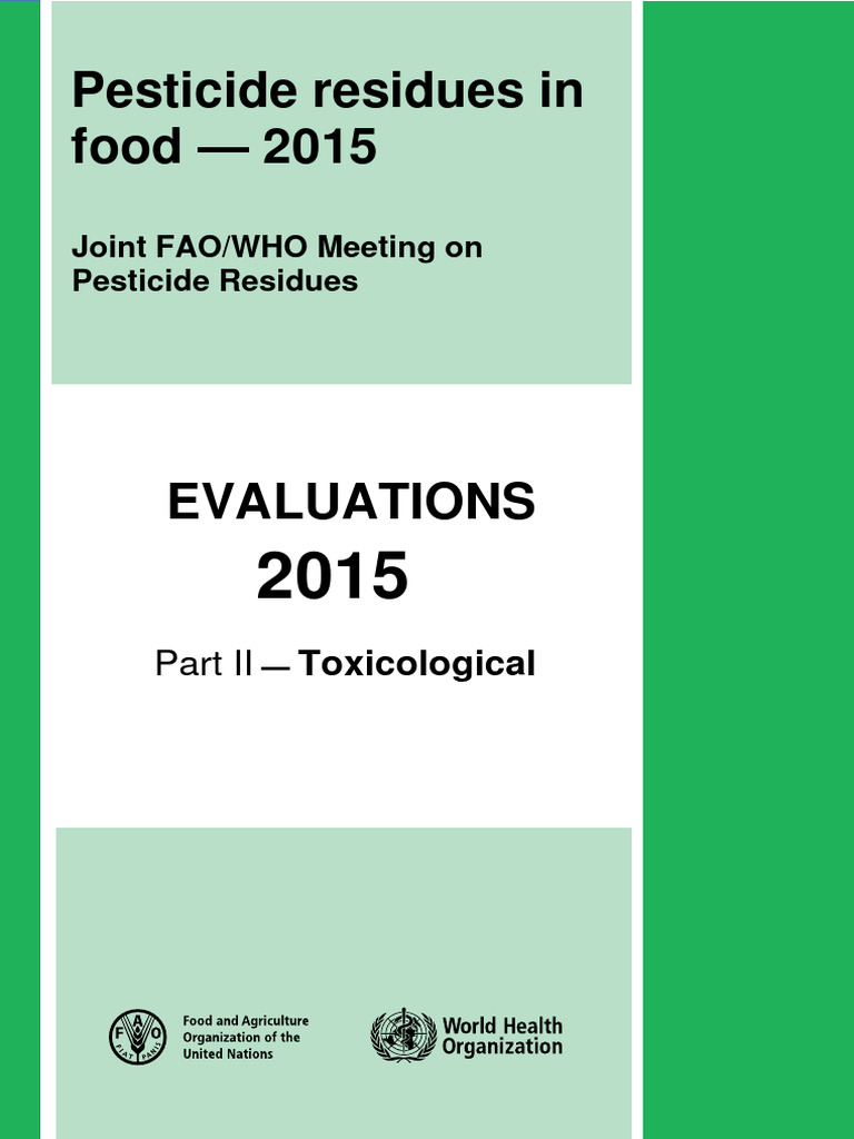 Flonicamide FAO-OMS Toxicologie | PDF | Pesticide | Toxicity