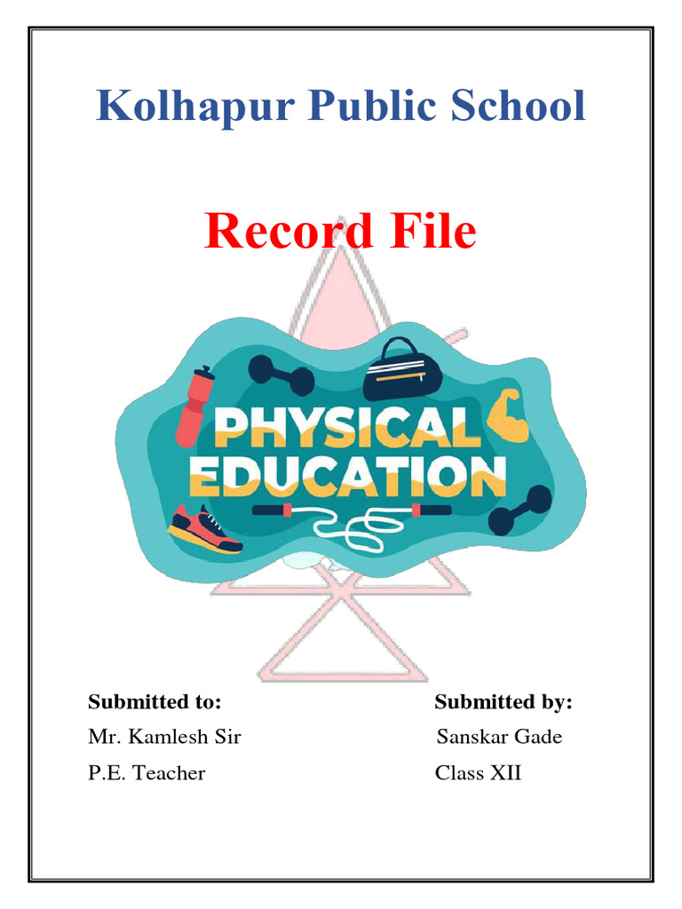 Physical Education Project | PDF