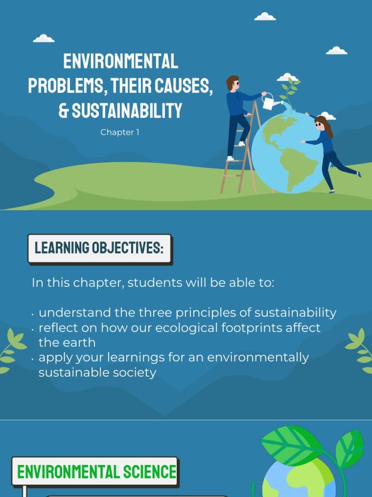 Chapter 1 Environmental Problems Their Causes and Sustainability | PDF ...