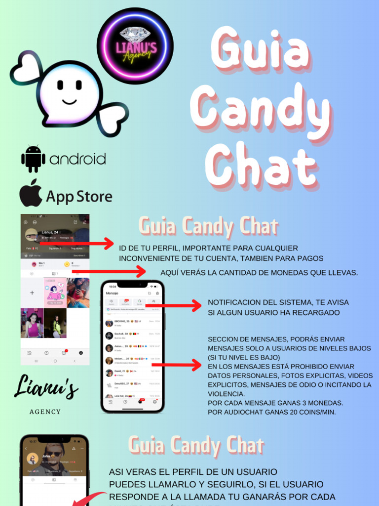 Guía Candy Chat Lianus'Agency | PDF