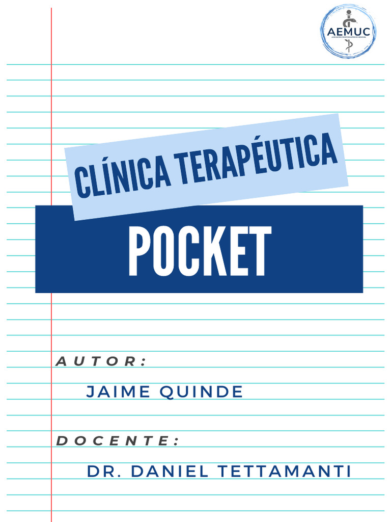 Clínica Terapéu Tica: Pocket | PDF