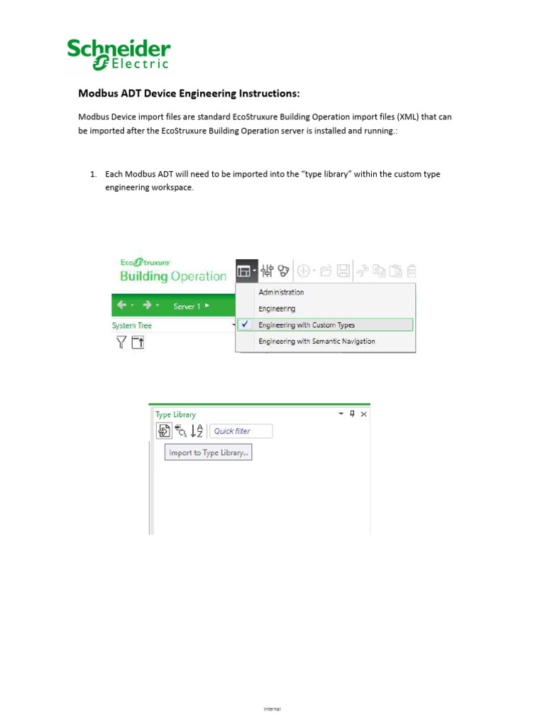 Modbus Device Engineering Instructions | PDF | Computers | Technology & Engineering