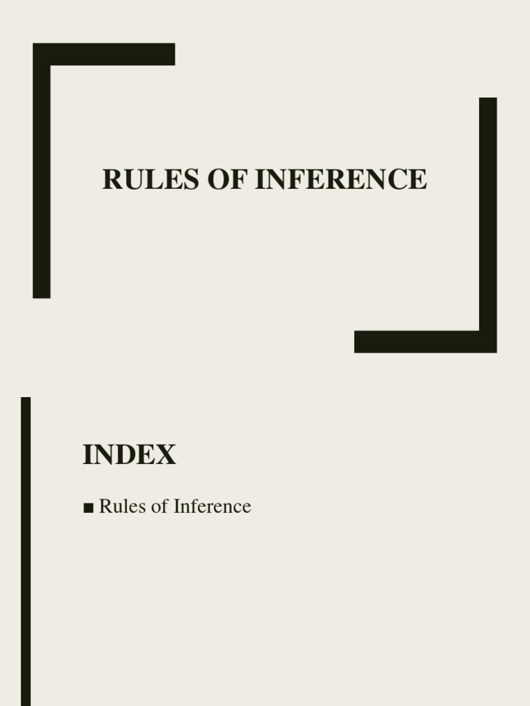 Les of Inference | PDF