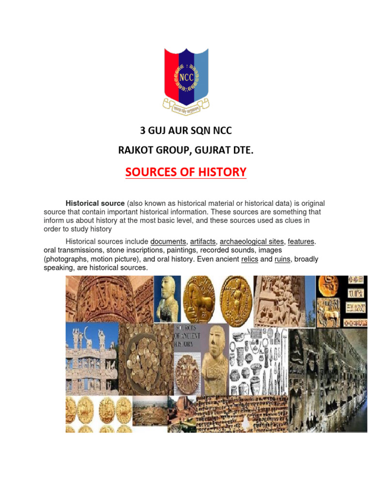 Sources of History | PDF | History