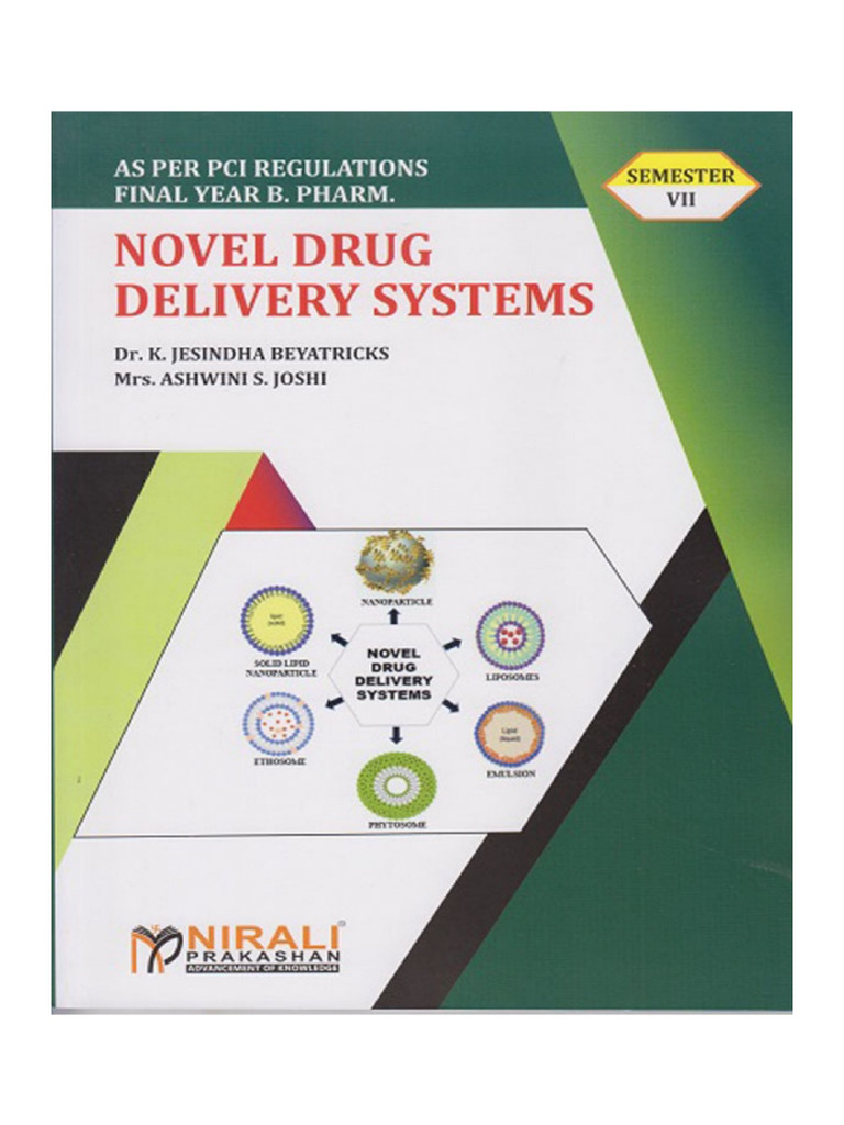 Novel Drug Delivery Systems (Nirali Prakashan) | PDF
