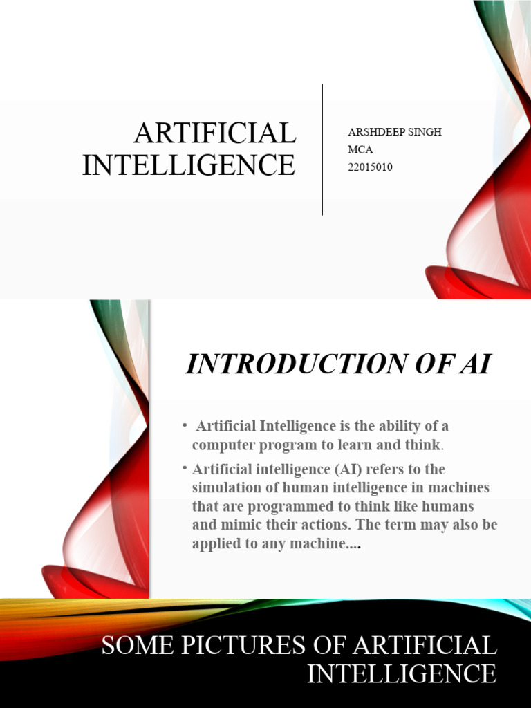 Overview of Artificial Intelligence Concepts | PDF | Artificial ...