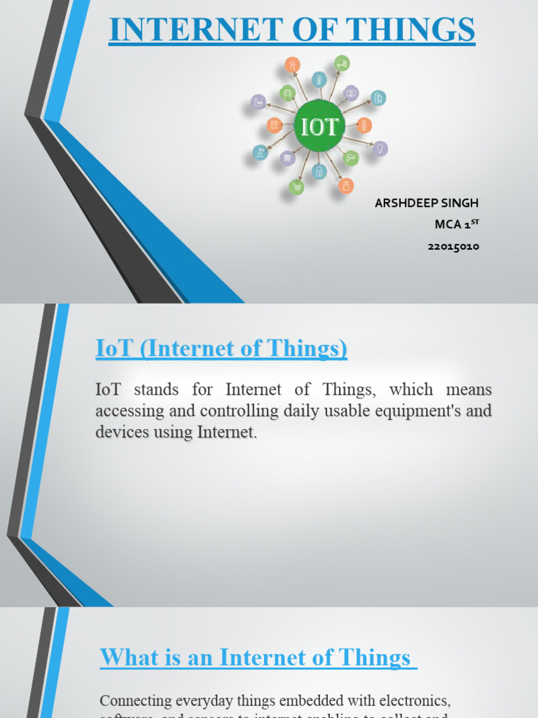 Internet of Things | PDF | Internet Of Things | Embedded System