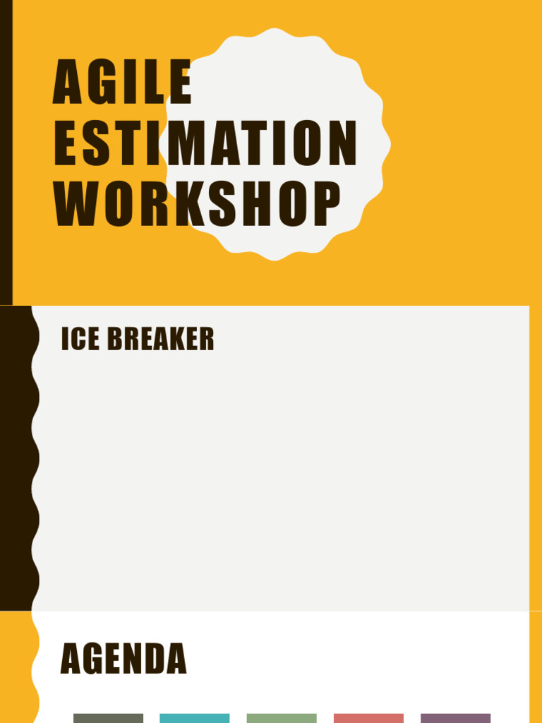 Agile Estimation Workshop | PDF | Scrum (Software Development ...