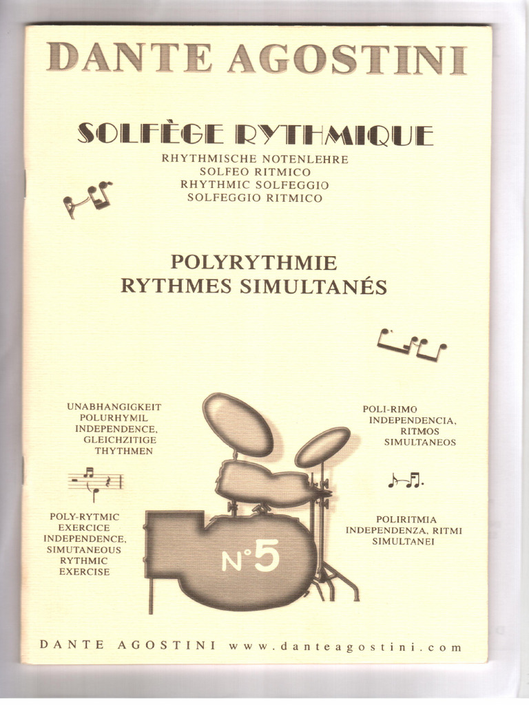 Dante Agostini - Solfeggio Ritmico N. 5 | PDF