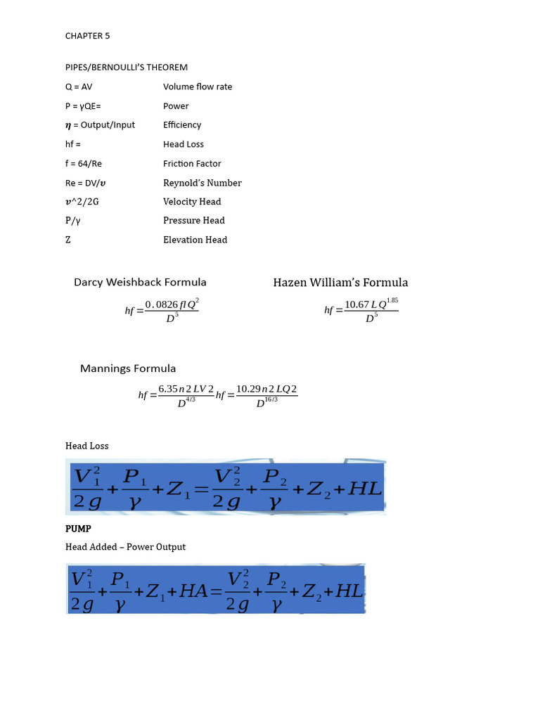 Pipes1 Reviewer Pdf Pump Applied And Interdisciplinary Physics
