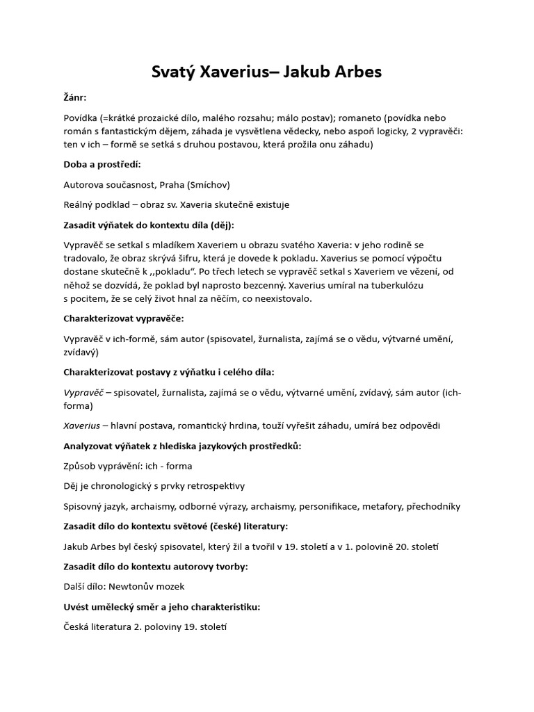 Svatý Xaverius | PDF